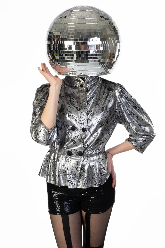 Discobal Hoofd 40 cm Disco Bal Head Spiegels Helm Volwassenen kopen ...