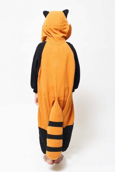 Bruine Wasbeer Onesie Kind Rode Panda Kinder Kostuum Pak kopen ...