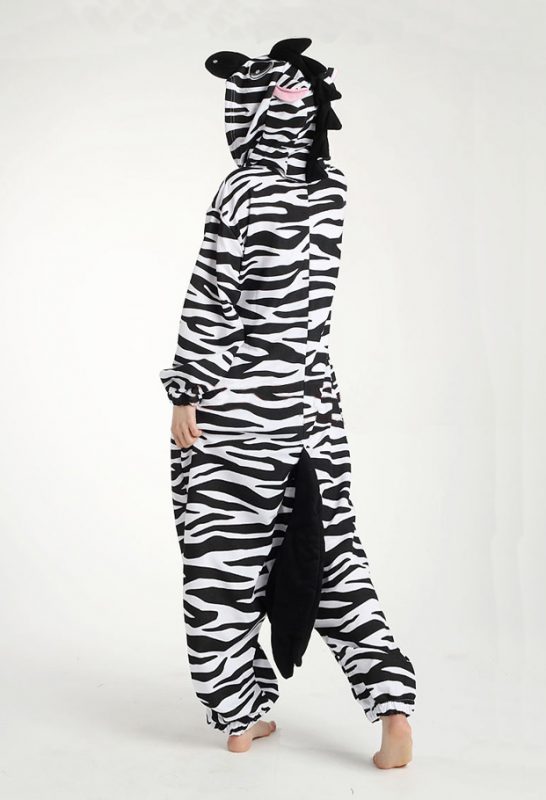 Zebra Onesie Kind Zebrapak Kinder Kostuum Pak Dierenpak Zwart Wit kopen ...